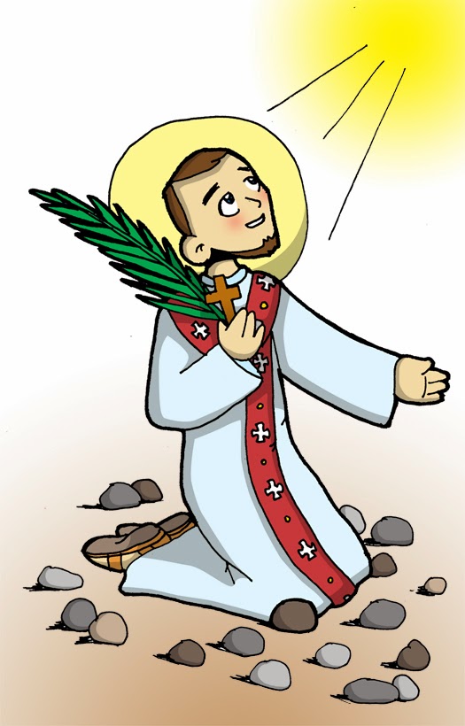 Dibujos para catequesis: SAN ESTEBAN, primer mártir