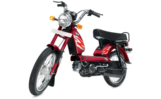 TVS XL 100: the mini rocket