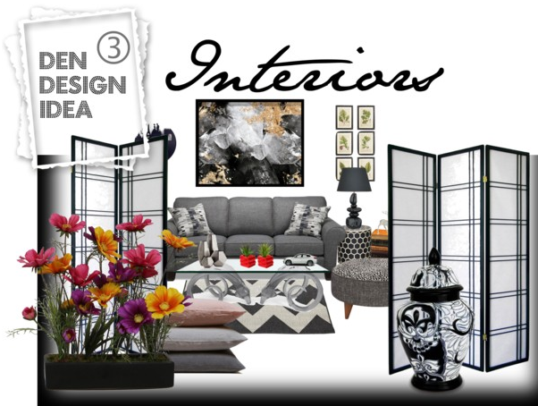 Simple Interior Concepts: Decorating Ideas for a Den (Family Room)