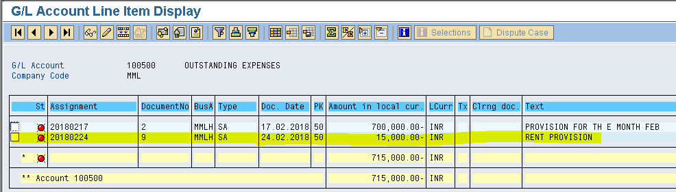 SAP - FICO MODULE LEARNING: How to View Open Item Managed Account Transaction