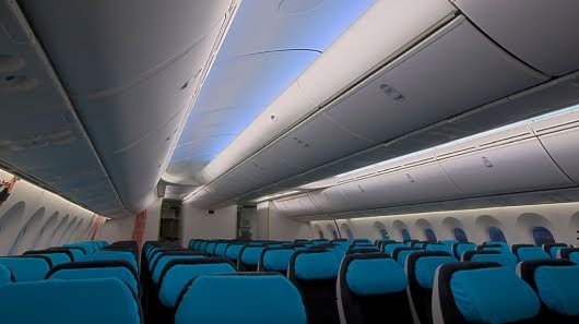 Boeing 787 Dreamliner: Boeing 787-8 Dreamliner Cabin Pictures