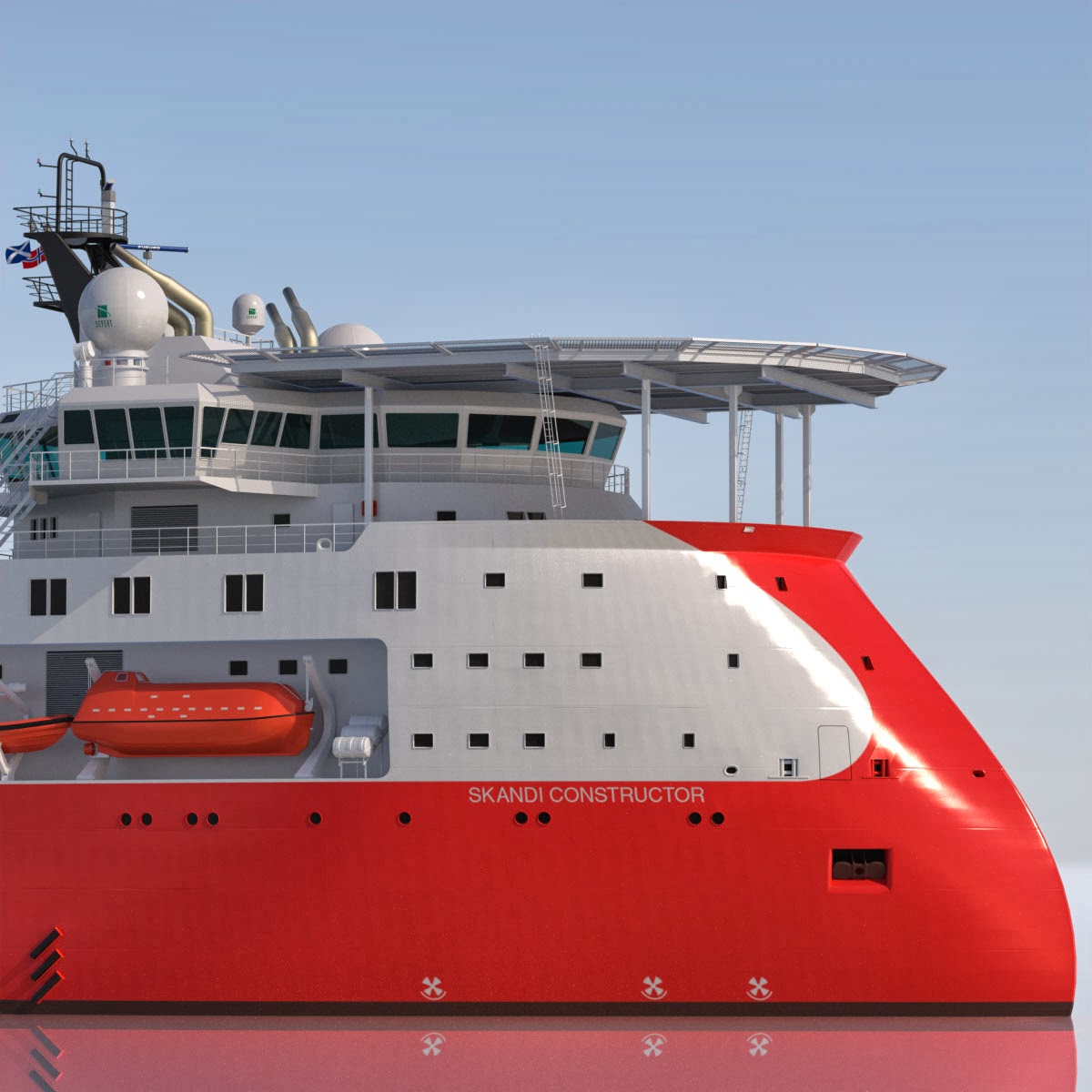 3D Custom Modelling: Construction & Well Intervention Vessel Skandi ...