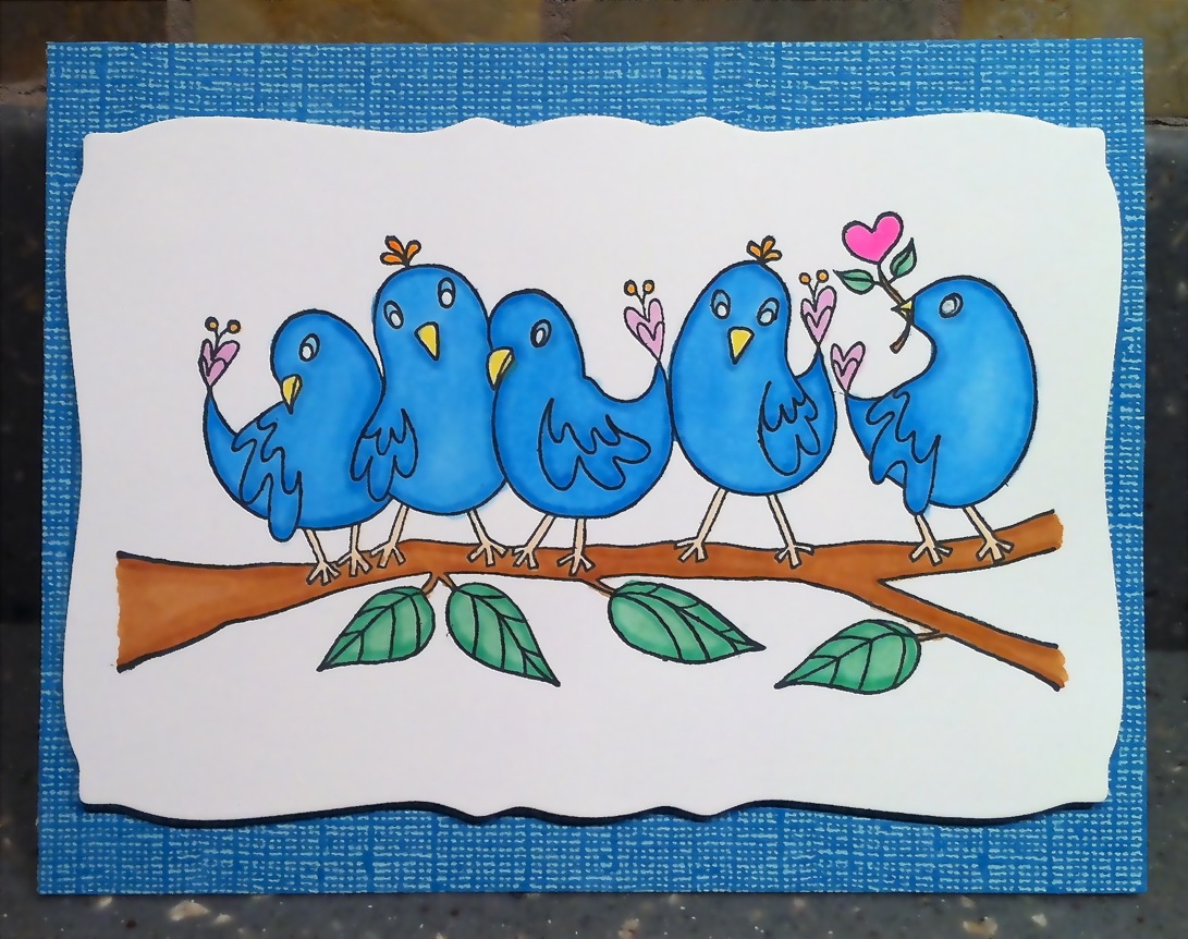 Donna's Crafty Place: Blue Birds
