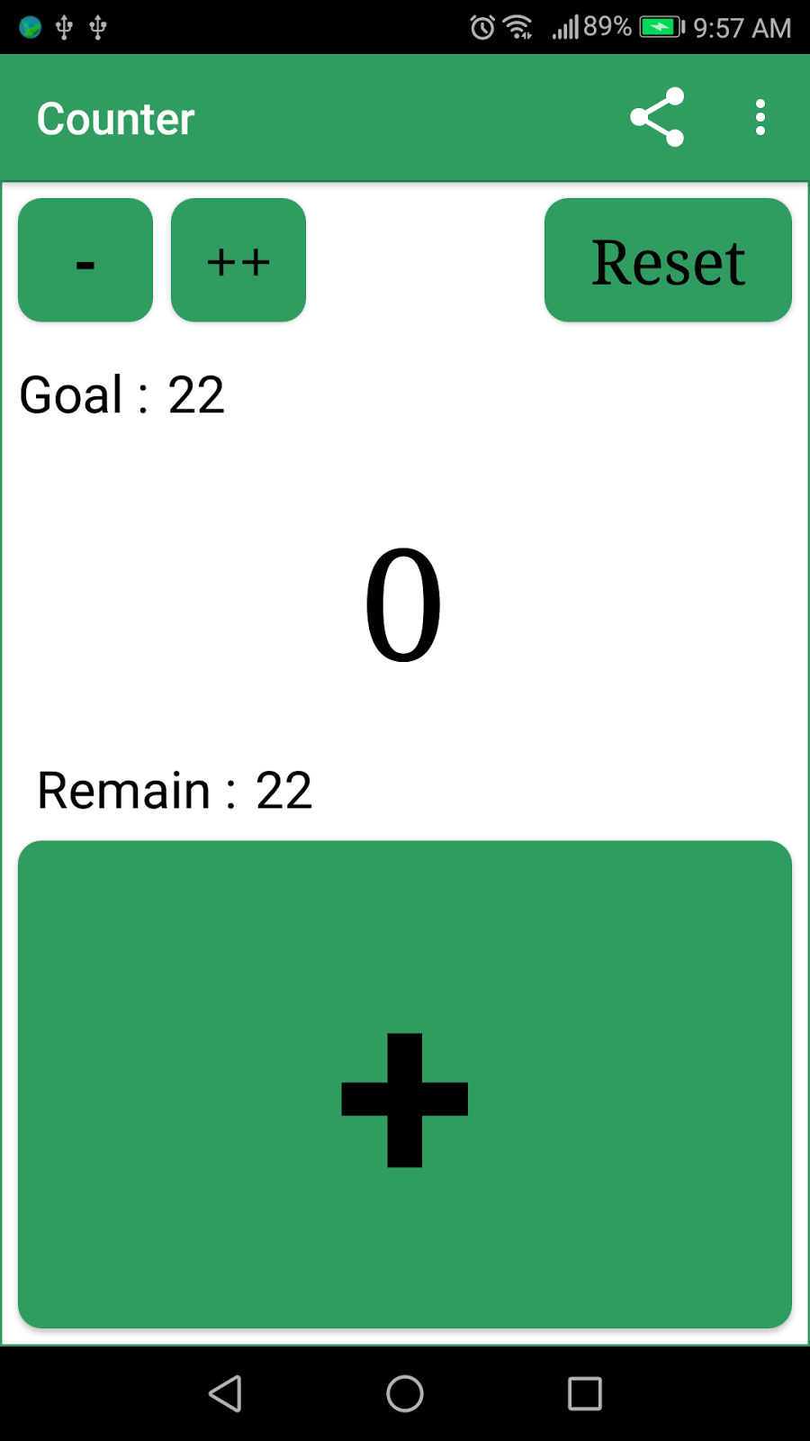 Android Click Counter With Goal : Free Clicker , Tally Counter