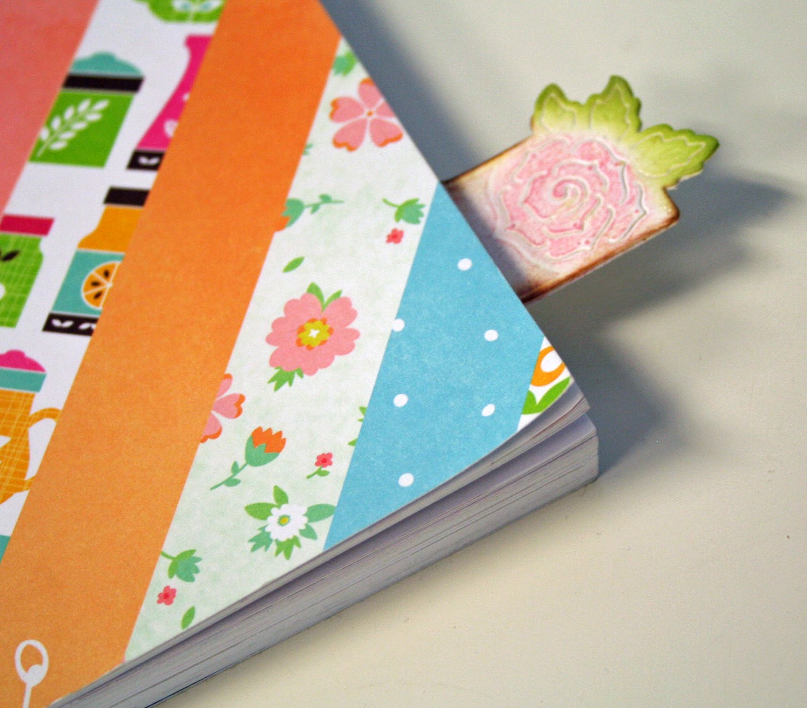 Oh My Crafts Blog: Flower Magnetic Bookmark