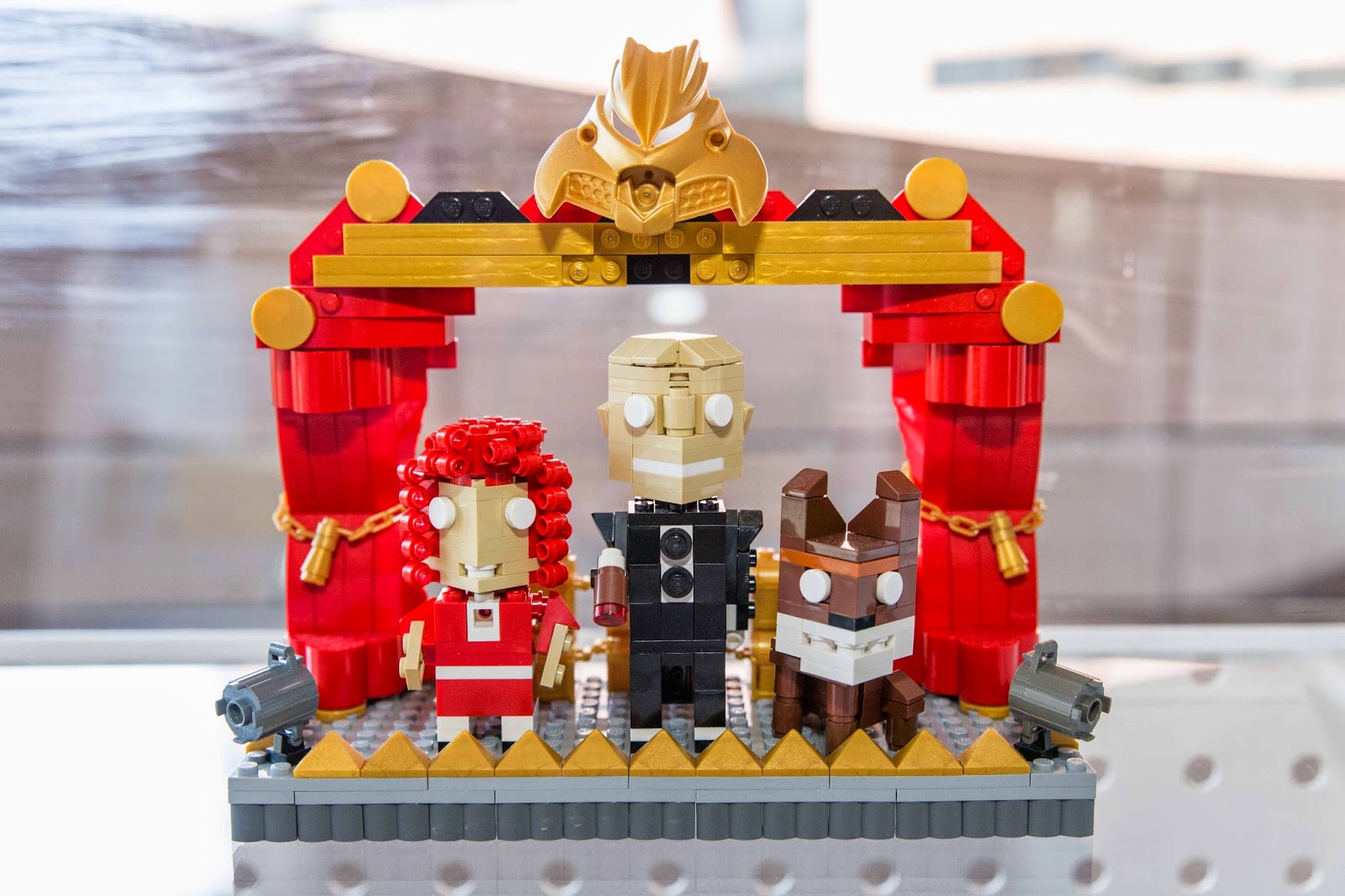 Center Scene: LEGO Art Snaps Into Place at the Center