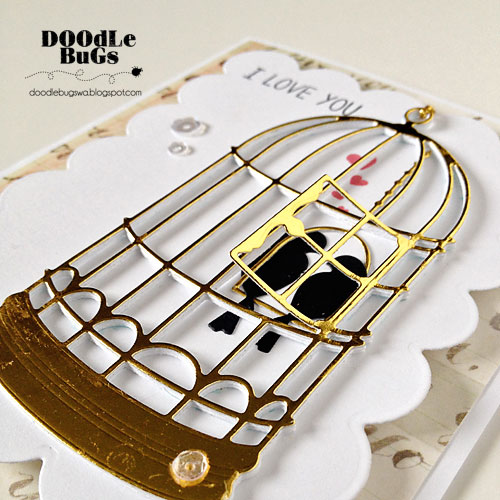 Doodlebugs: Memory Box - Gilded Birds Die