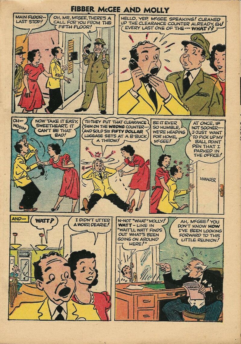 BOOKSTEVE'S LIBRARY: Fibber McGee and Molly Comics-1949
