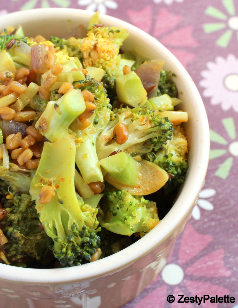 Cooks Joy - Broccoli – Methi Fry (Broccoli – Fenugreek Fry)