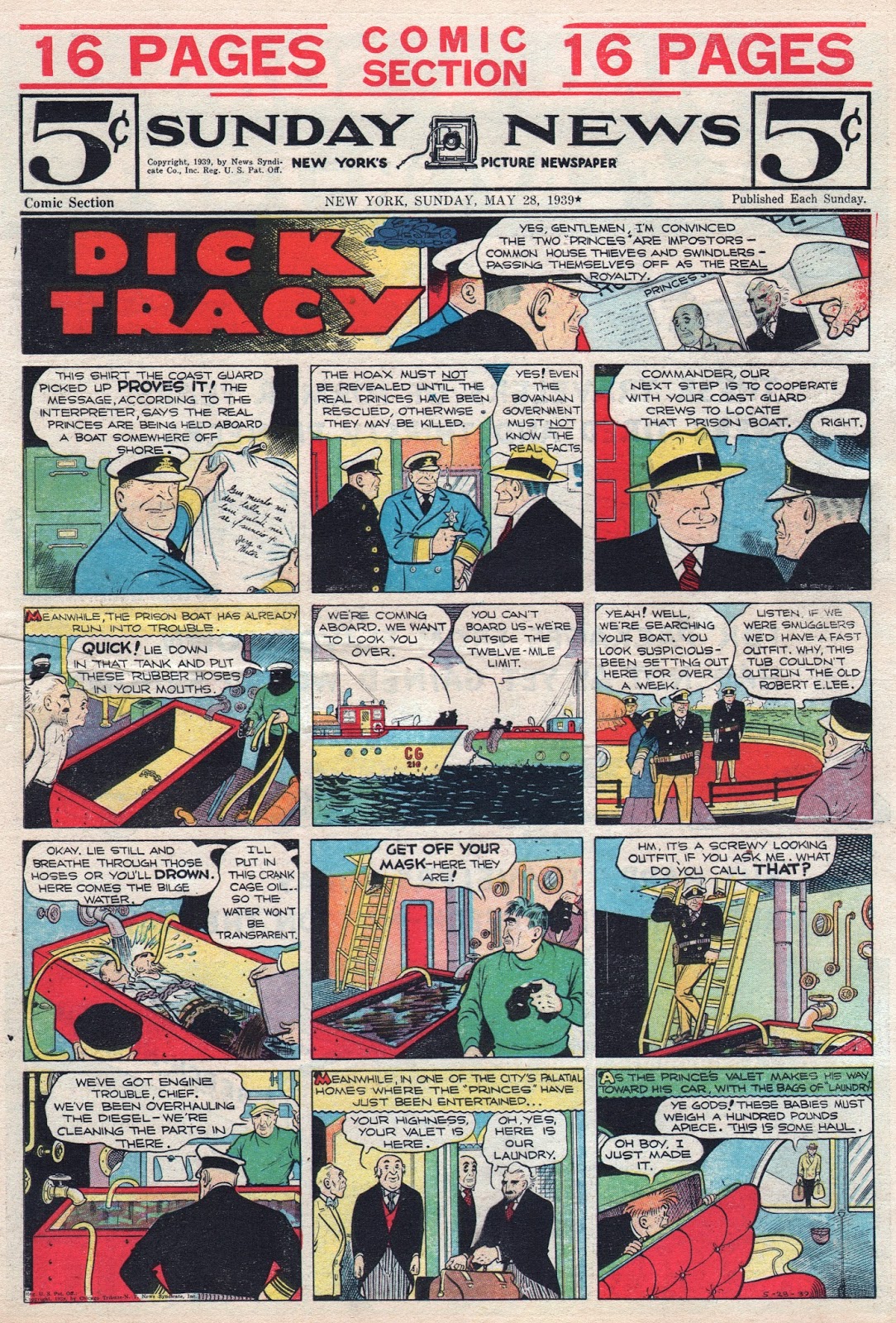 Timely-Atlas-Comics: OT : Tales from the New York Daily News Sunday ...