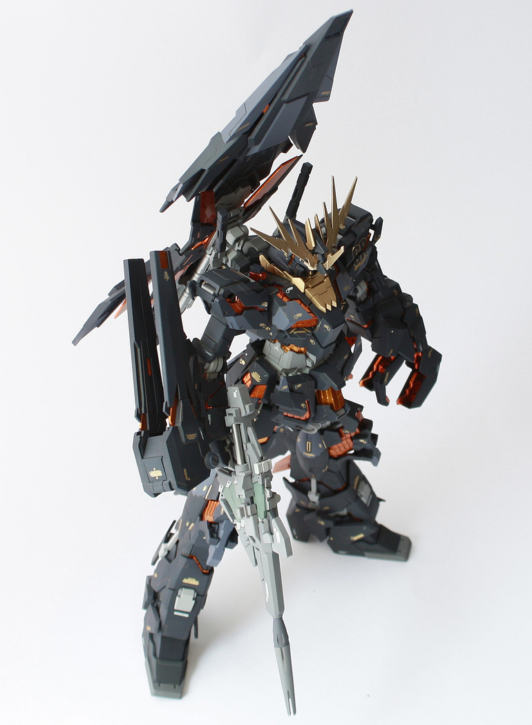 GUNDAM GUY: MG 1/100 Unicorn Gundam 02 Banshee + Full Armor + Armed ...