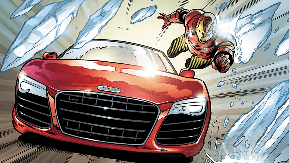 Fashion and Action: Iron Man Approved - IM3 Audi Tie-In Car Ads & Comic ...