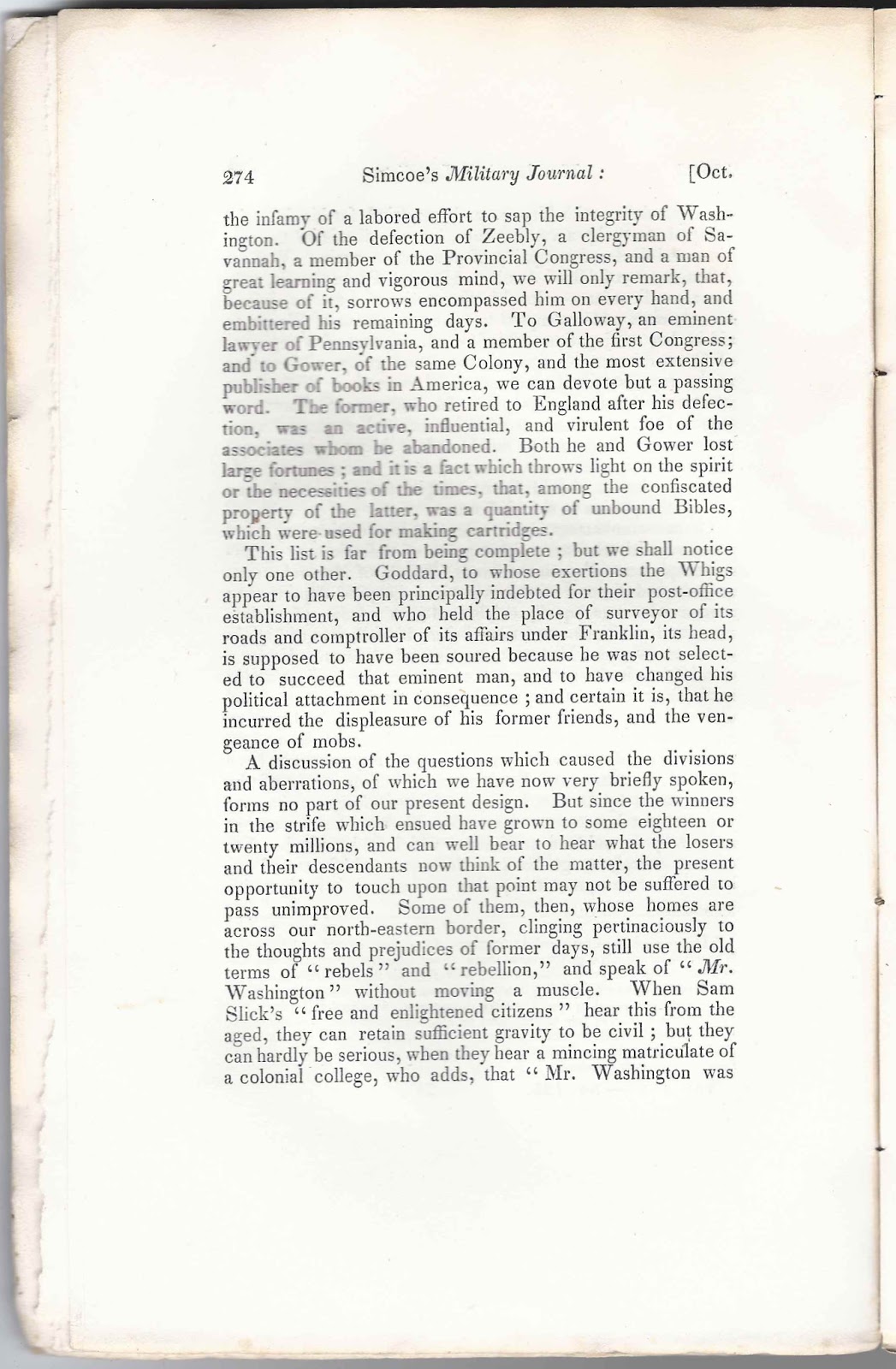 Heirlooms Reunited: 1844 Article about Loyalists in the journal "North ...