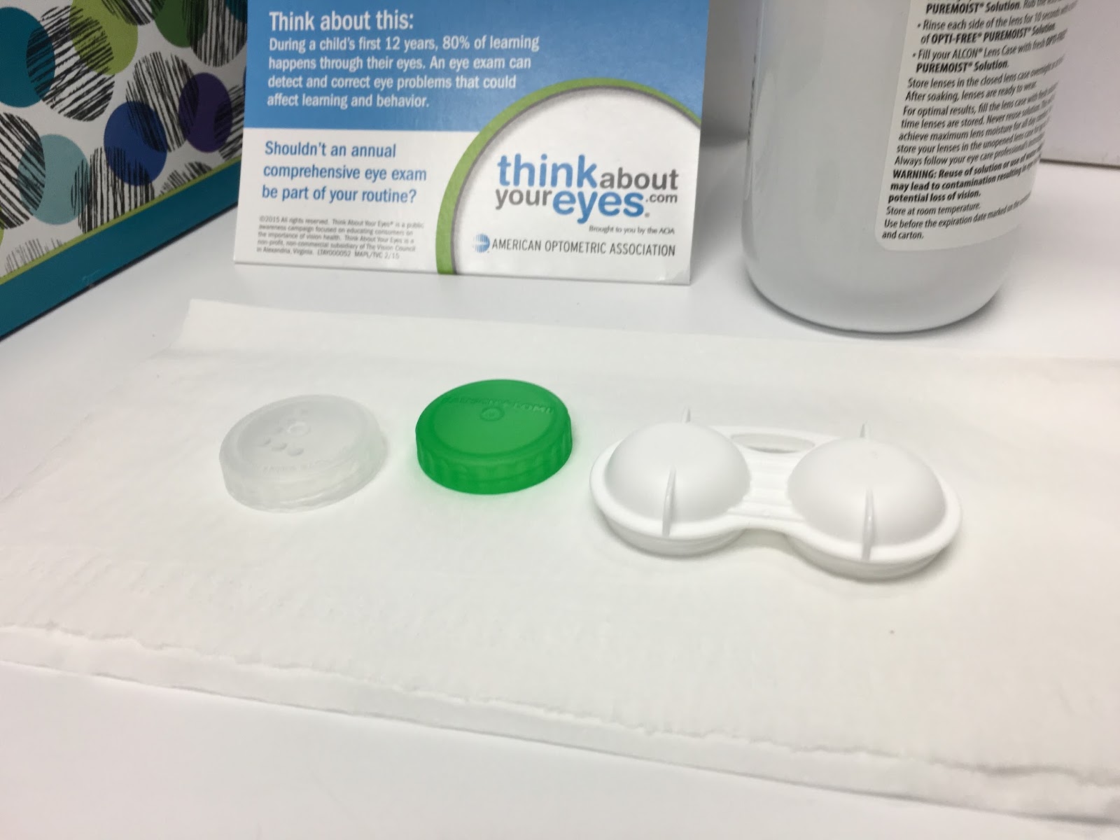 eyecing on the cake: the contact lens case