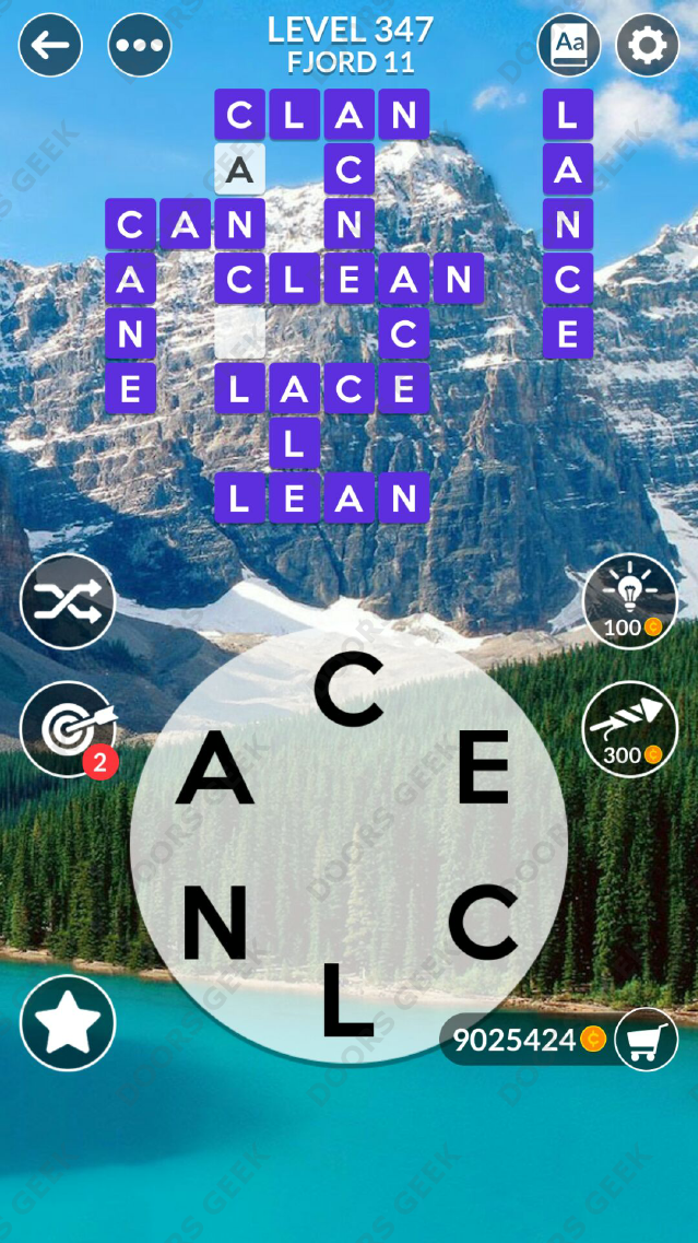Wordscapes Level 347 Answers ~ Doors Geek