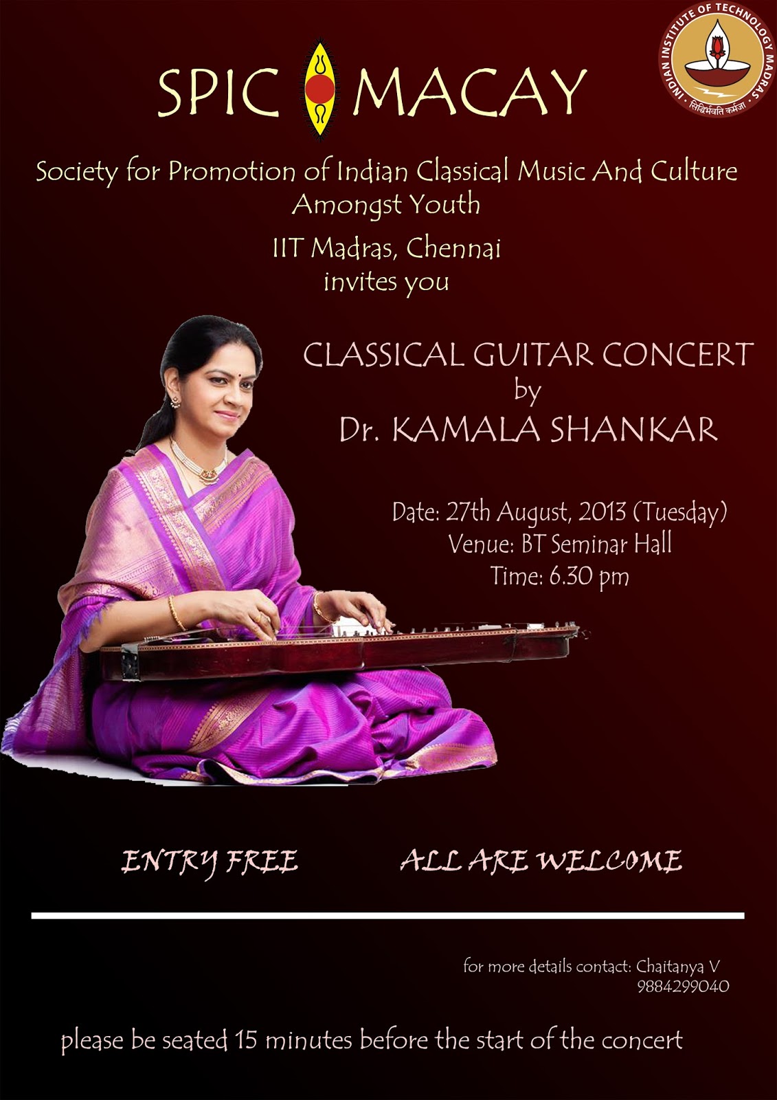 SPICMACAY Chennai Tamilnadu: SPIC MACAY Chennai - VIRASAT 2013 ...