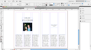 Design Practice: InDesign...Chloe Double Page Spread.