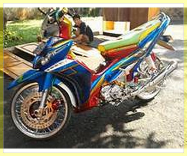 25 Foto modif jupiter z1 minimalis warna hitam merah biru putih paling ...