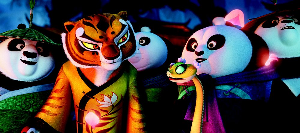 GeekMatic!: Kung Fu Panda 3 Lead Actors' Brood Lend Voices!