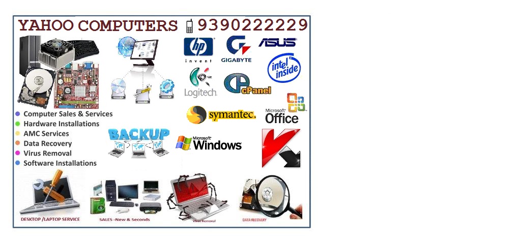YAHOO COMPUTERS HYDERABAD VANASTHALI PURAM 9390222229