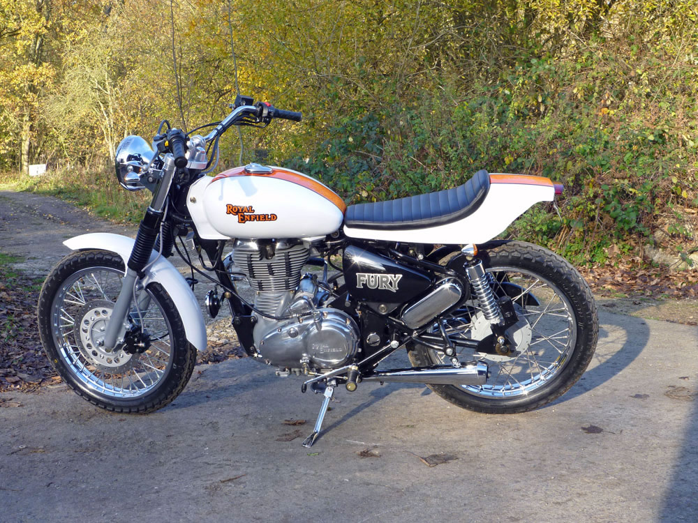 Racing Cafè: Royal Enfield Fury 500 by Watsonian Squire