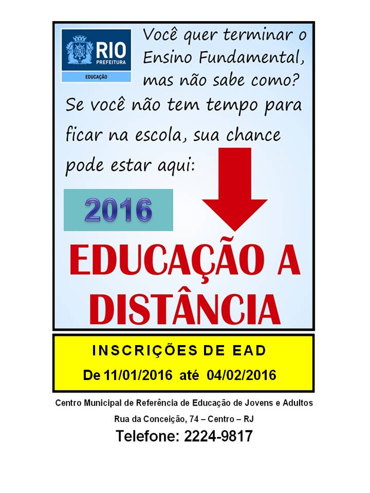 CREJA - Centro Municipal de Referência de Educação de Jovens e Adultos
