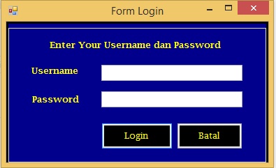 Cara membuat form login vb. net dengan menggunakan koneksi ODBC | BELAJAR VB.NET (VISUAL STUDIO ...