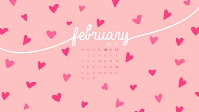 SCRAP & my favourite things: Fondos de pantalla para febrero