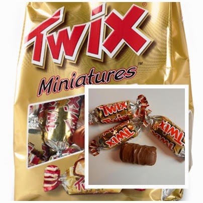 SNICKER, TWIX, BOUNTY, MARS MINIATURE