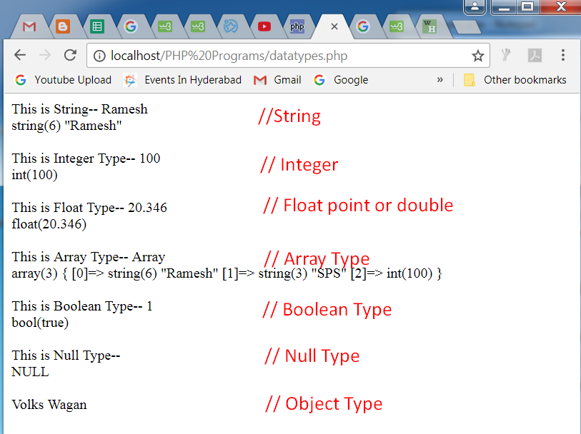 PHP BASICS - RAMESH'S BLOG