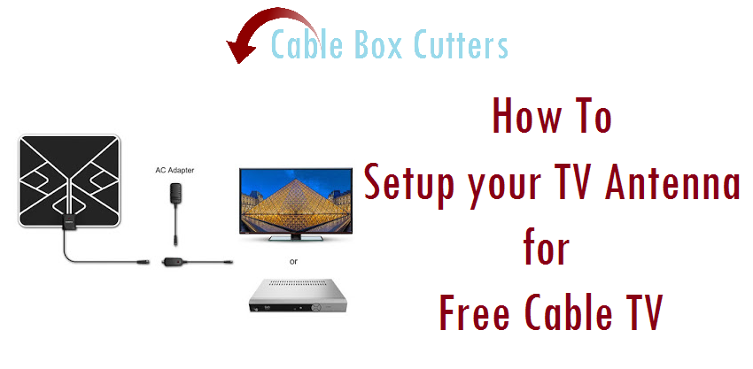 Cable Box Cutters: How To Setup your TV Antenna for Free Cable TV ...