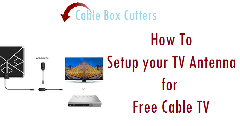 Cable Box Cutters: How To Setup your TV Antenna for Free Cable TV ...