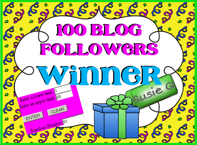Our Sweet Success: 100 Blog Followers WINNER and Pirate Money