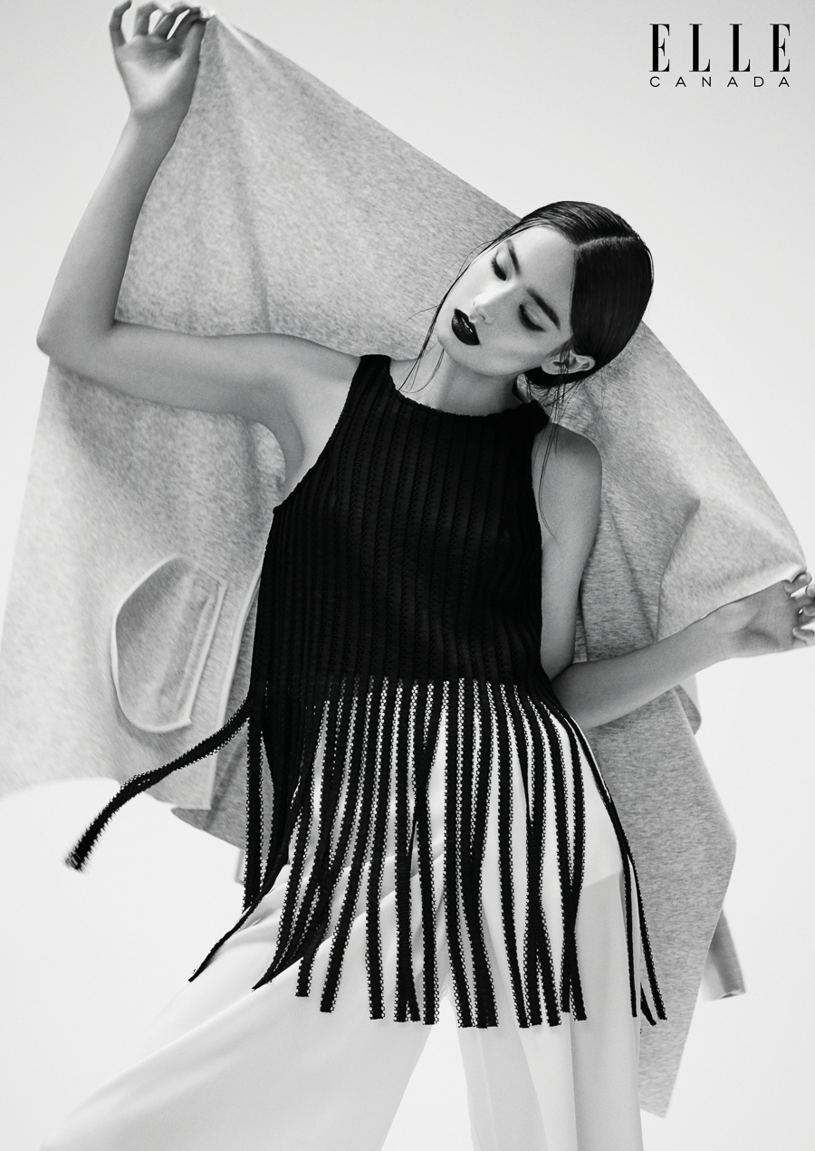 Fashion Model, @ Mackenzie Hamilton for Elle Canada, February 2016 ...