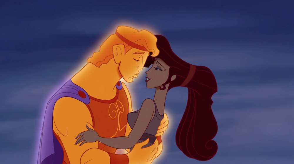 Hercules And Meg Kiss
