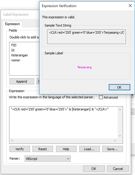 Catatan Harian Papa Dzaky: Menggunakan VBScript Untuk Label ArcGIS