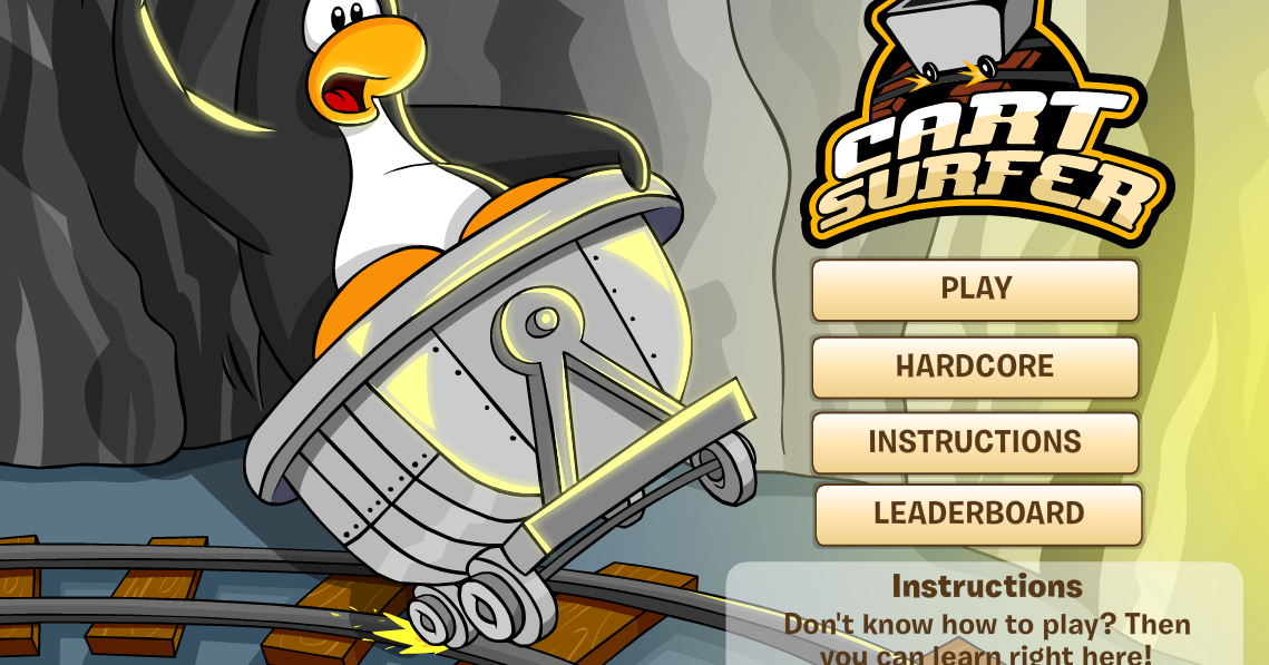Cart Surfer - Hardcore Mode / Introduction | Club Penguin Rewritten Cheats™