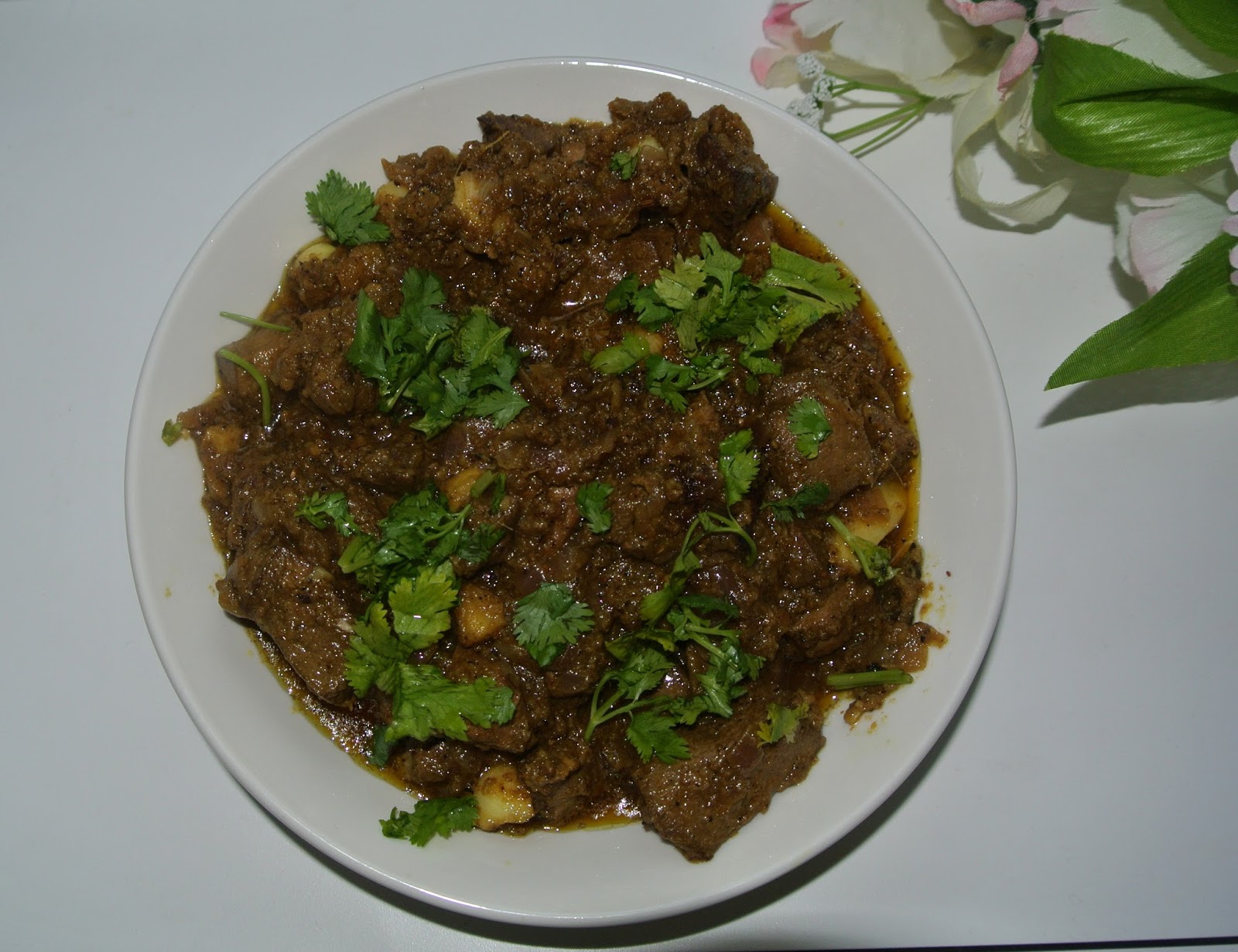Praba's yummy experiments: Mutton Liver Fry / Eeral Varuval