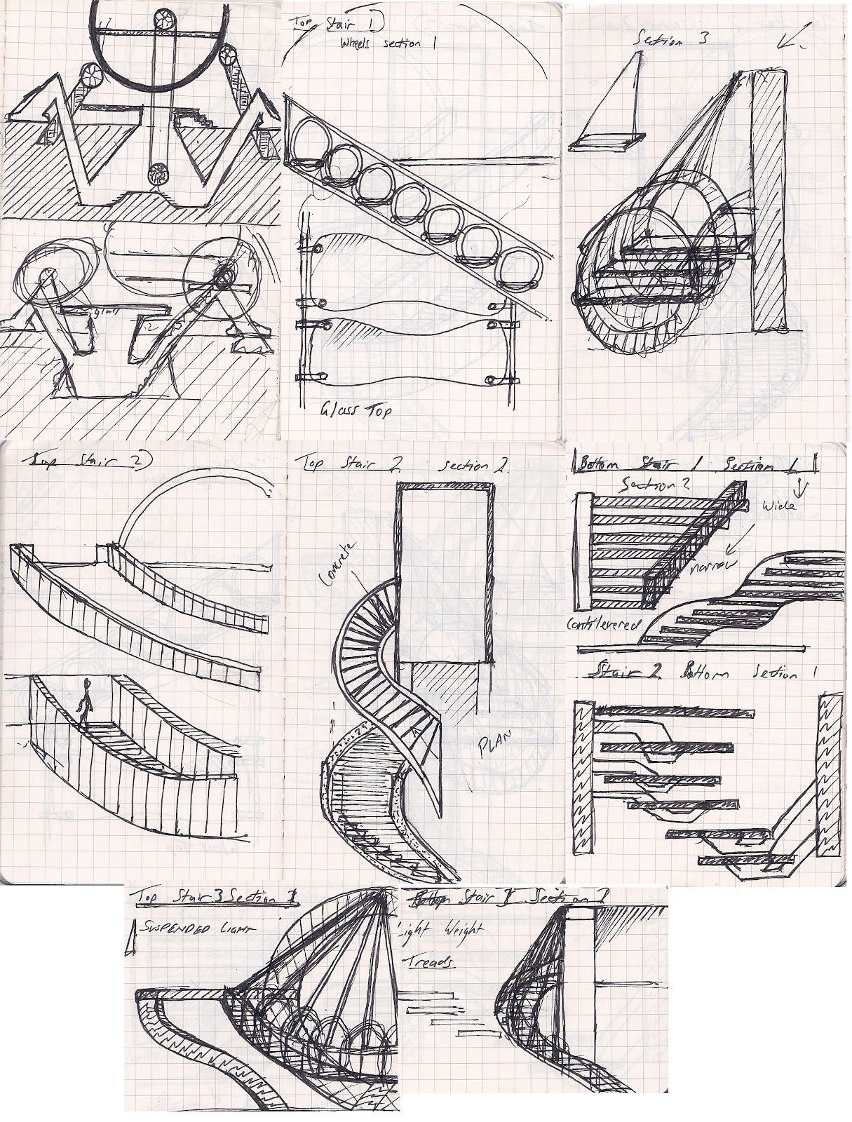 Andrew Beaven: Draft + Sketch Working Drawings