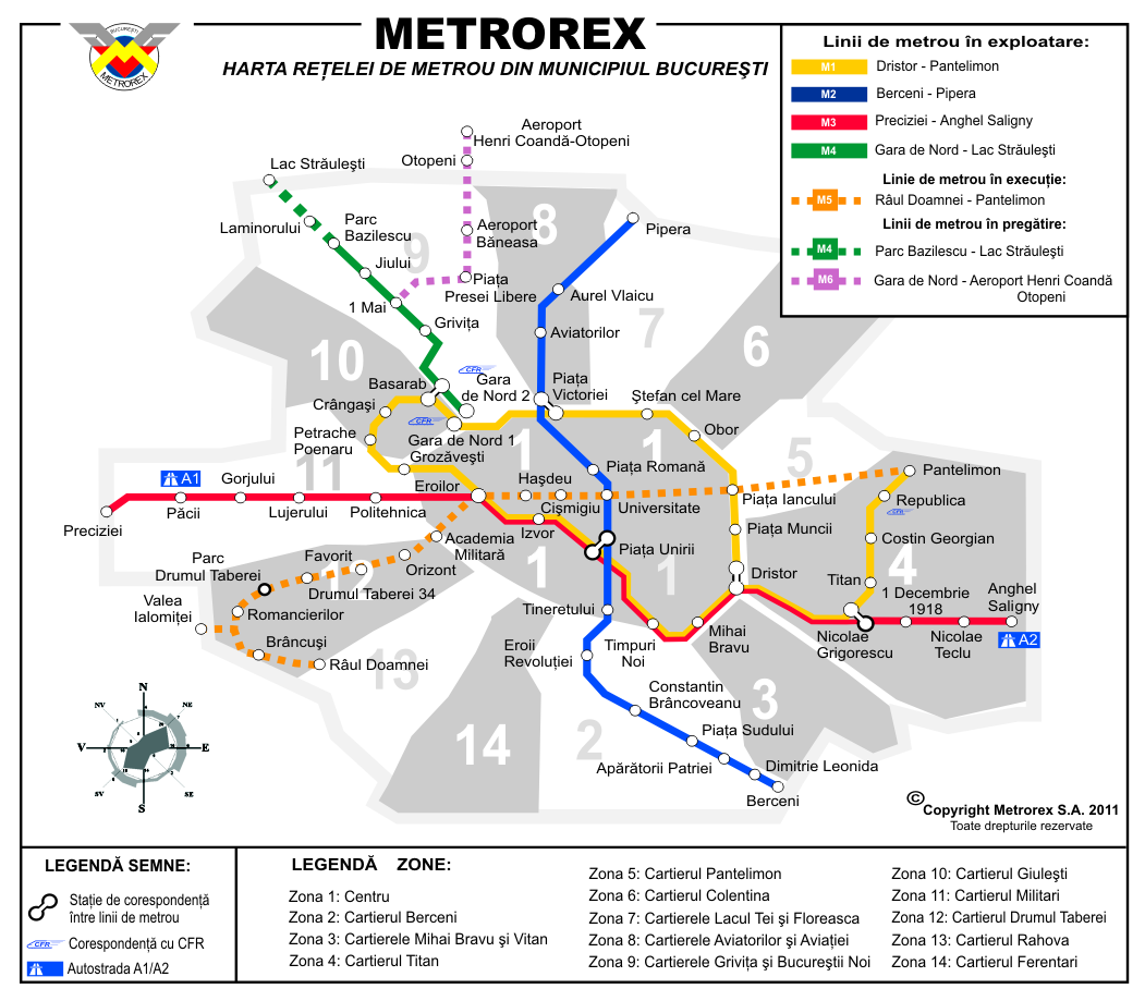 Despre harta Metrorex | Bucurestii Vechi si Noi