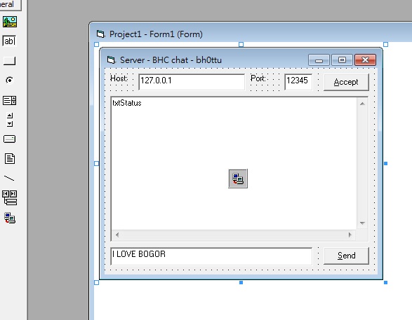 Cara Membuat Client Dan Server Chat Dengan Visual Basic 6.0 | Blue4rt-Blog