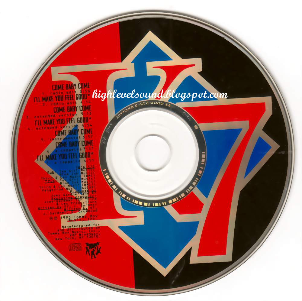 highest level of music: K7 - Come Baby Come-(CDM)-1993-hlm