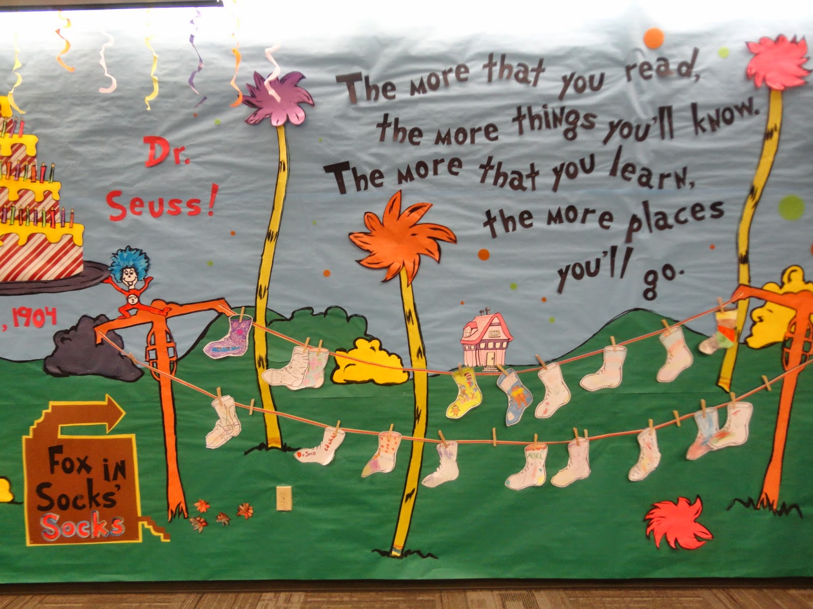 Simply Erin: Dr. Seuss Bulletin Board
