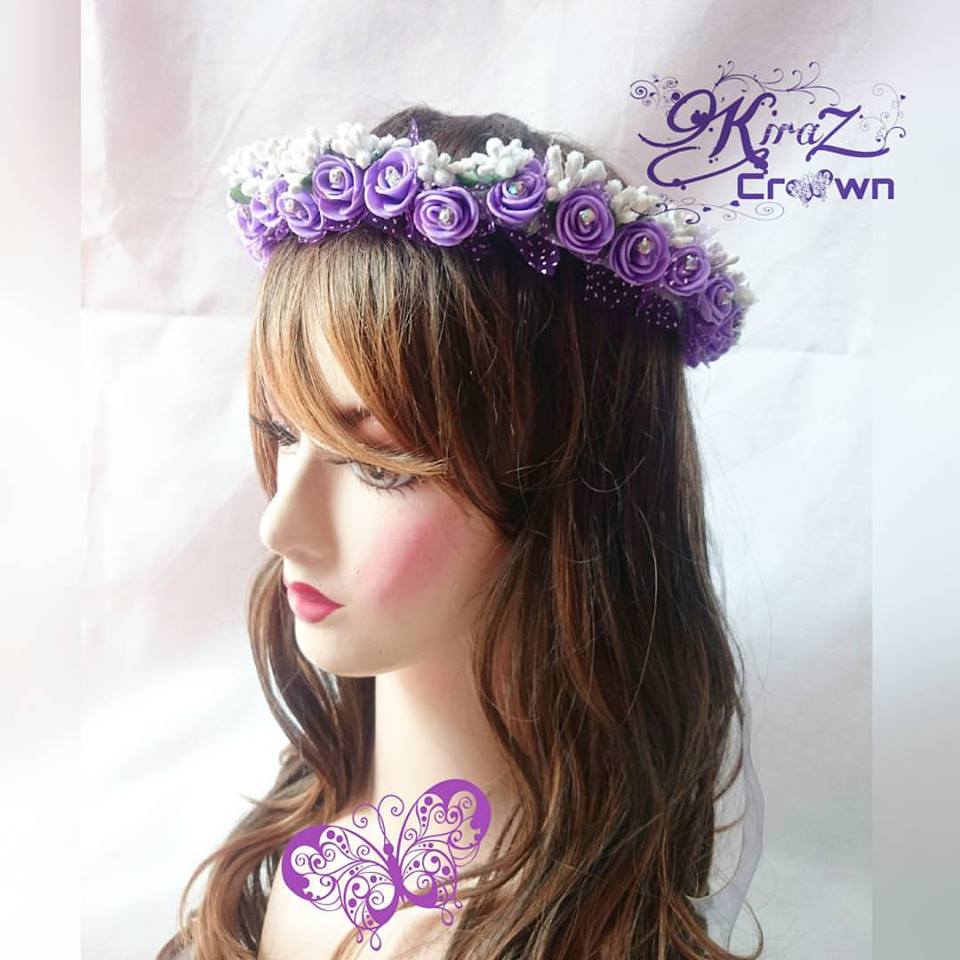 Jual Flower Crown Mahkota Bunga Bridal shower Wedding Premium Handmade ...
