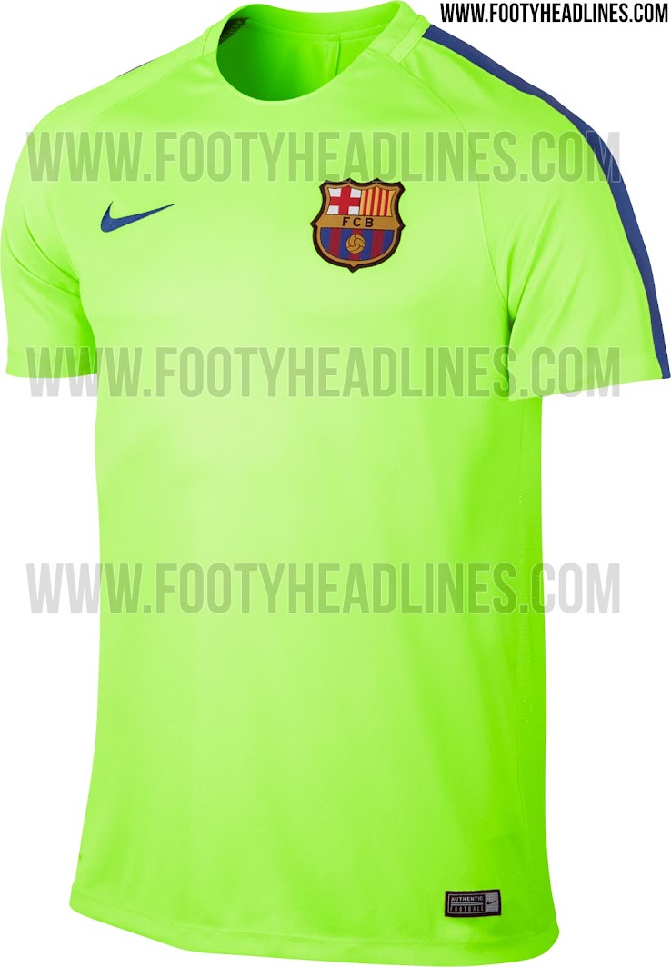 Ghost Green Barcelona 2017 Pre-Match and Training Kits Released - Footy ...