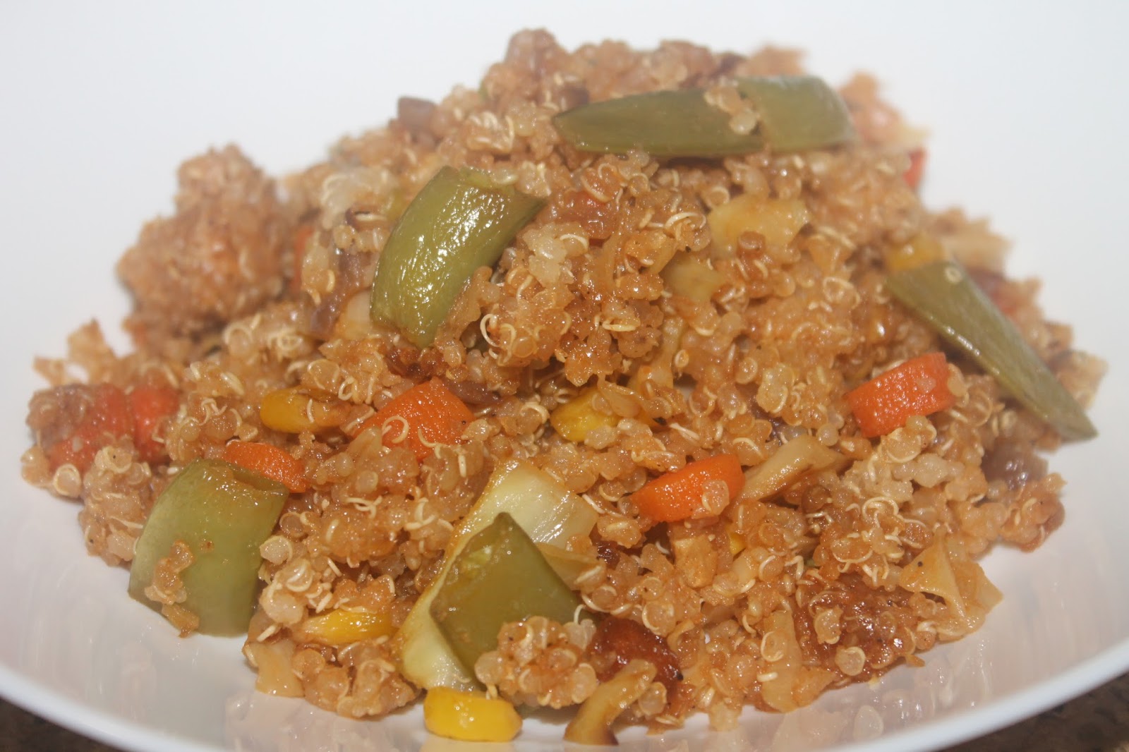 VineelaSiva: Quinoa Fried Rice
