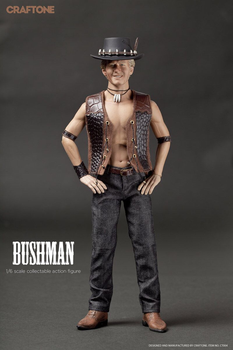 toyhaven: CRAFTONE 1/6th Bushman figure resembles Paul Hogan as Michael ...