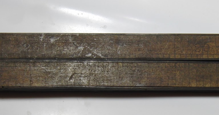 Spasms of Accommodation: Reuse Project: Antique Folding Rulers