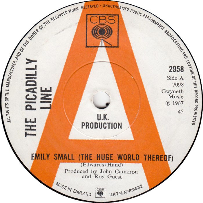 kossoff1963 - Progressive And Psychedelic Rock: The Picadilly Line (UK ...