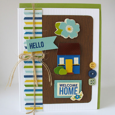 Card-Blanc by Kathy Martin: Welcome Home